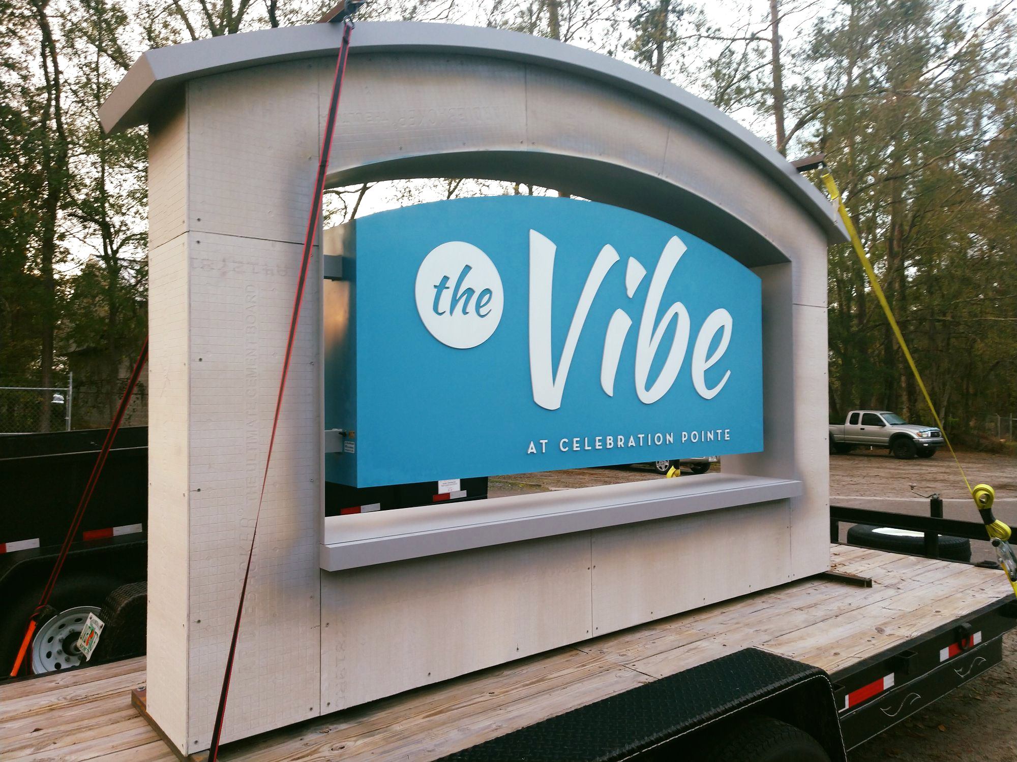 The Vibe Monument Sign
